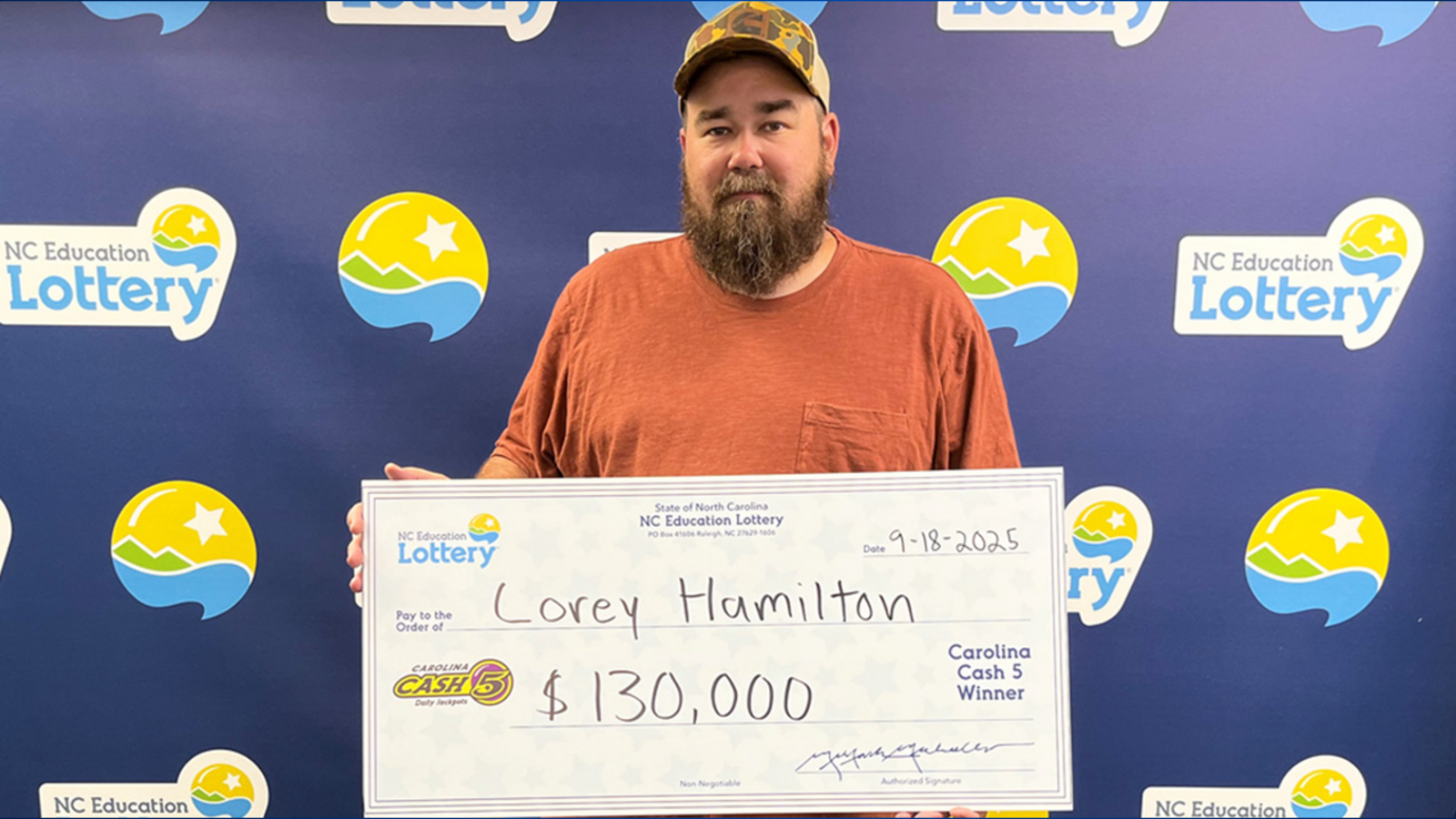 Sampson County man wins $130,000 jackpot days before 40th birthday - ABC11 Raleigh-Durham