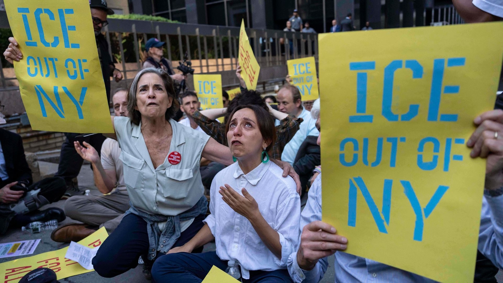 Federal Plaza protest leads to arrest of dozens, including elected ...