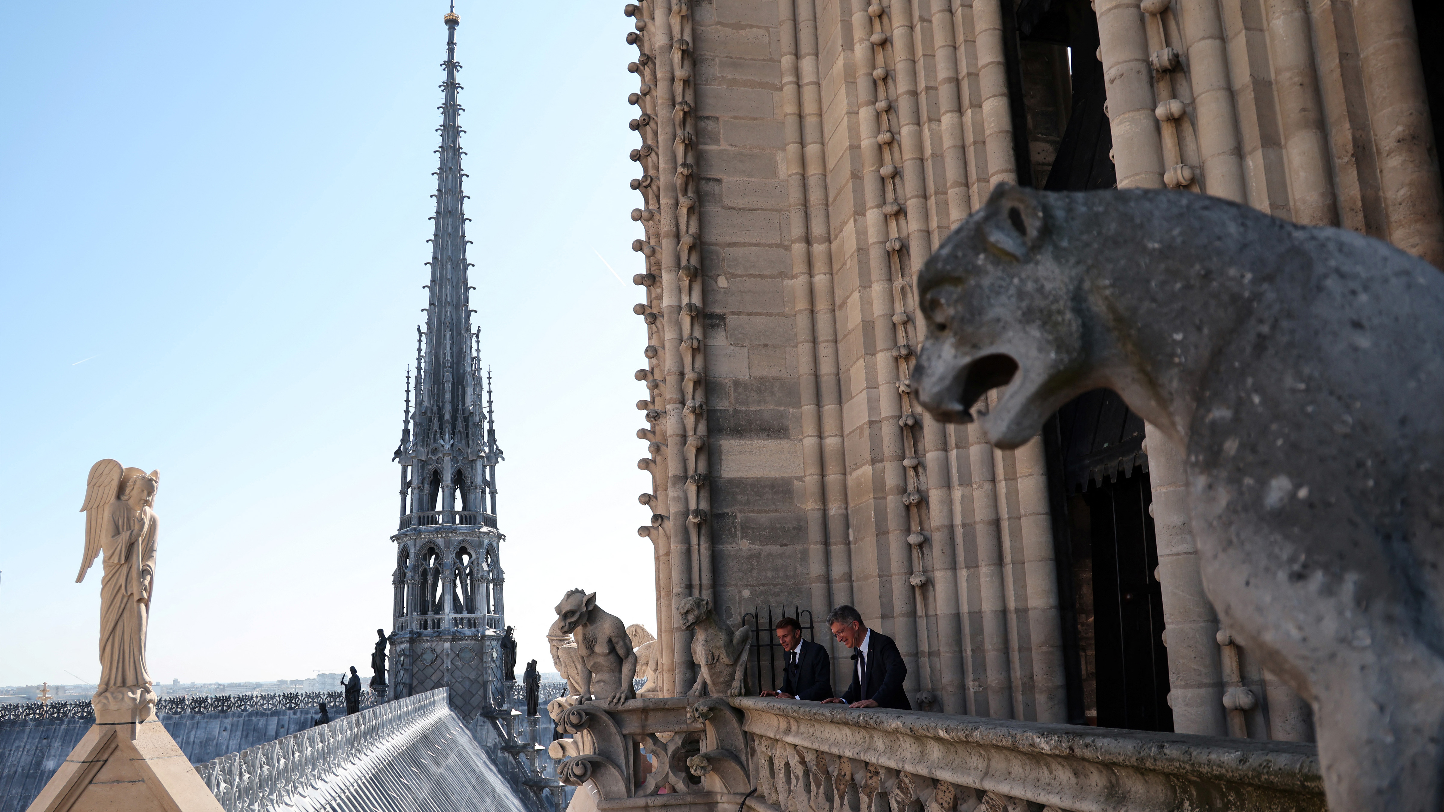 France officially reopens Notre Dame's cathedral towers 6 years after disastrous fire - ABC7 Los ...