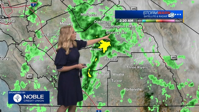 Central California forecasted for heavy rain and thunderstorms - ABC30 ...