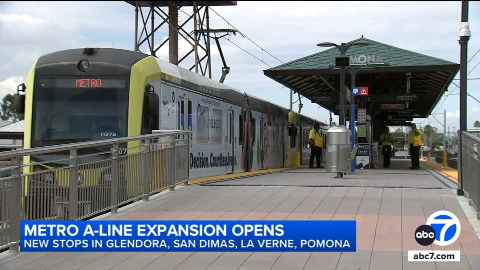 Metro opens new A Line extension in San Gabriel Valley, offers free ...