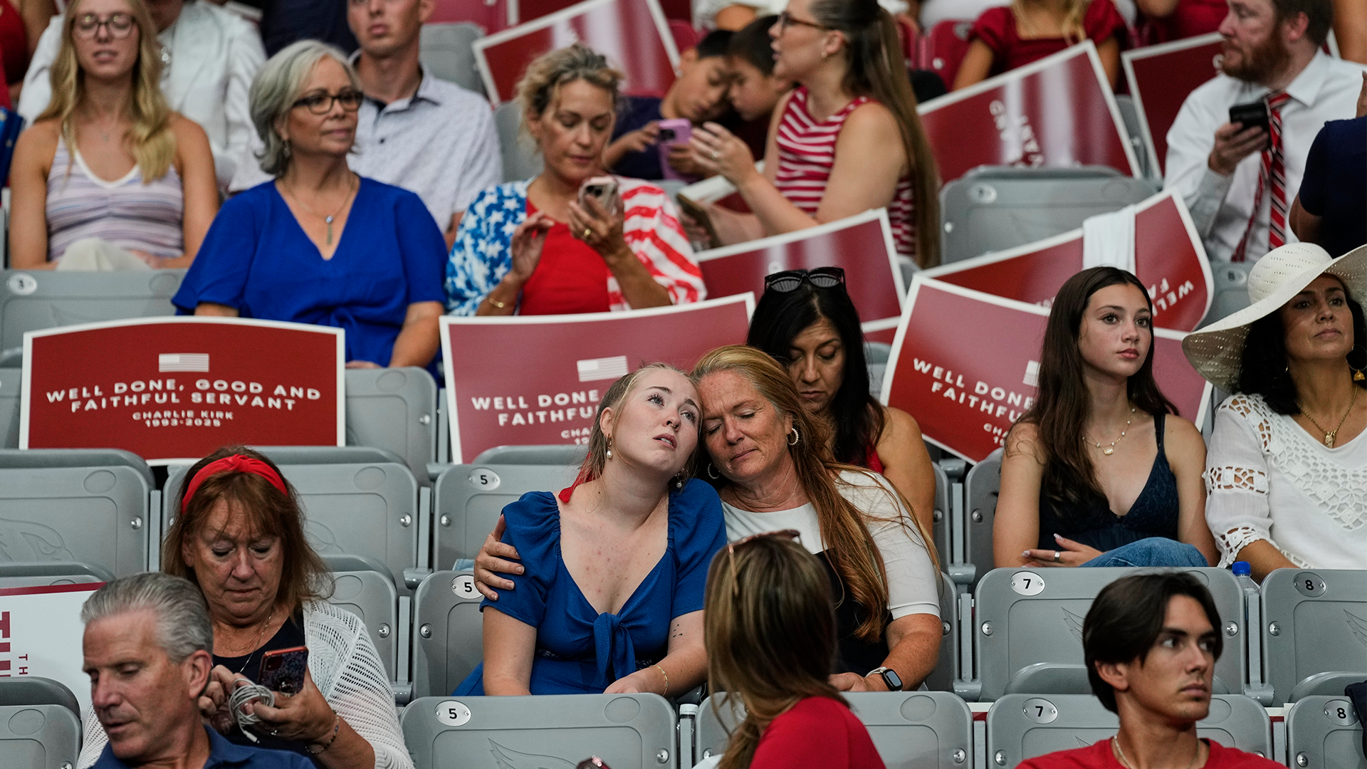 Charlie Kirk memorial service now underway - ABC7 San Francisco
