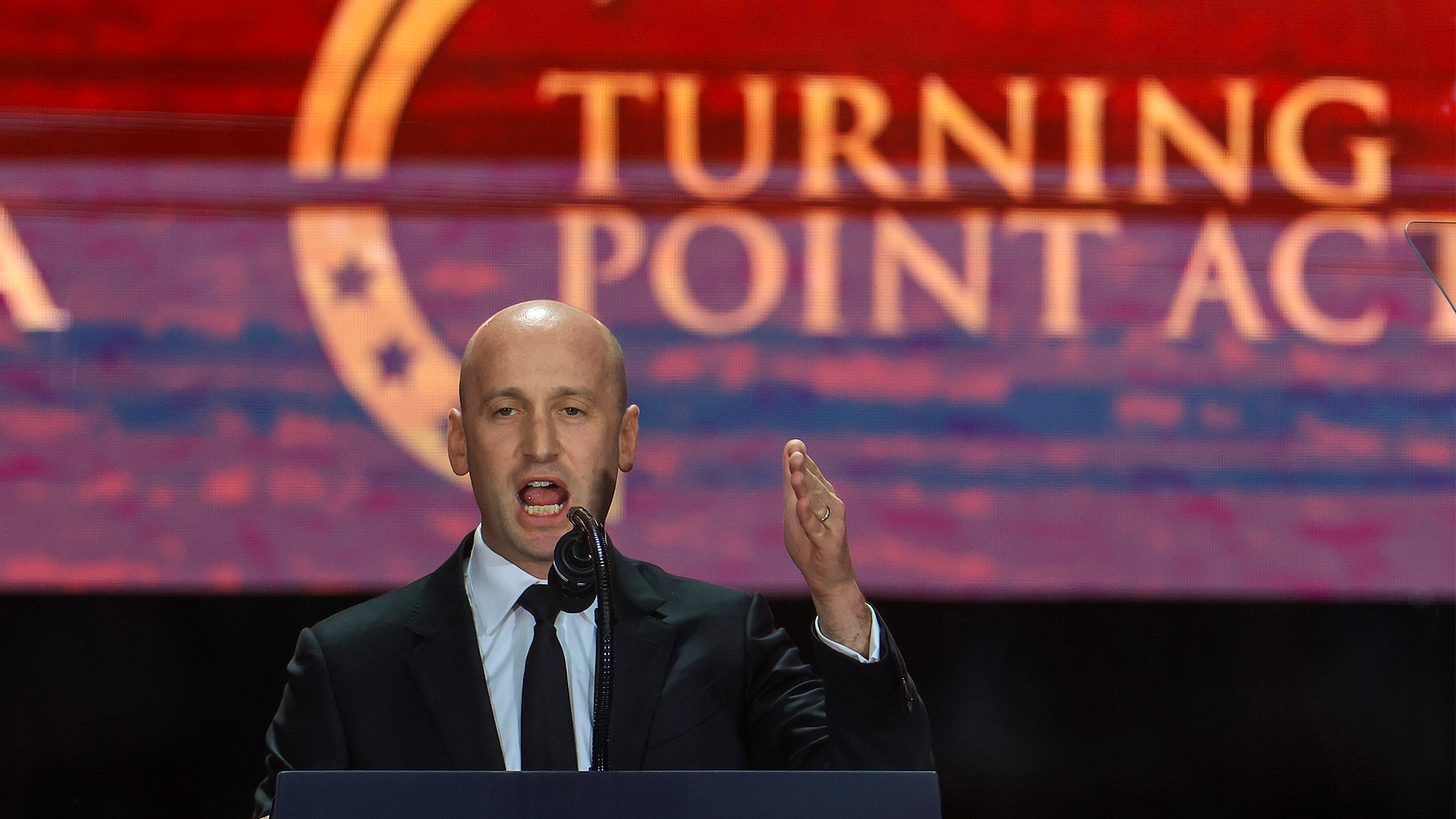 Stephen Miller delivers heated remarks: 'We are the storm' - ABC7 Los ...