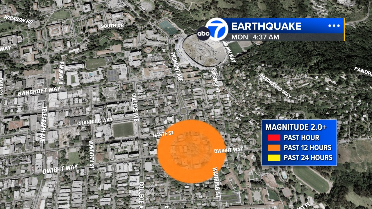 East Bay earthquake: 3.0 earthquake rattles Berkeley, near epicenter of ...