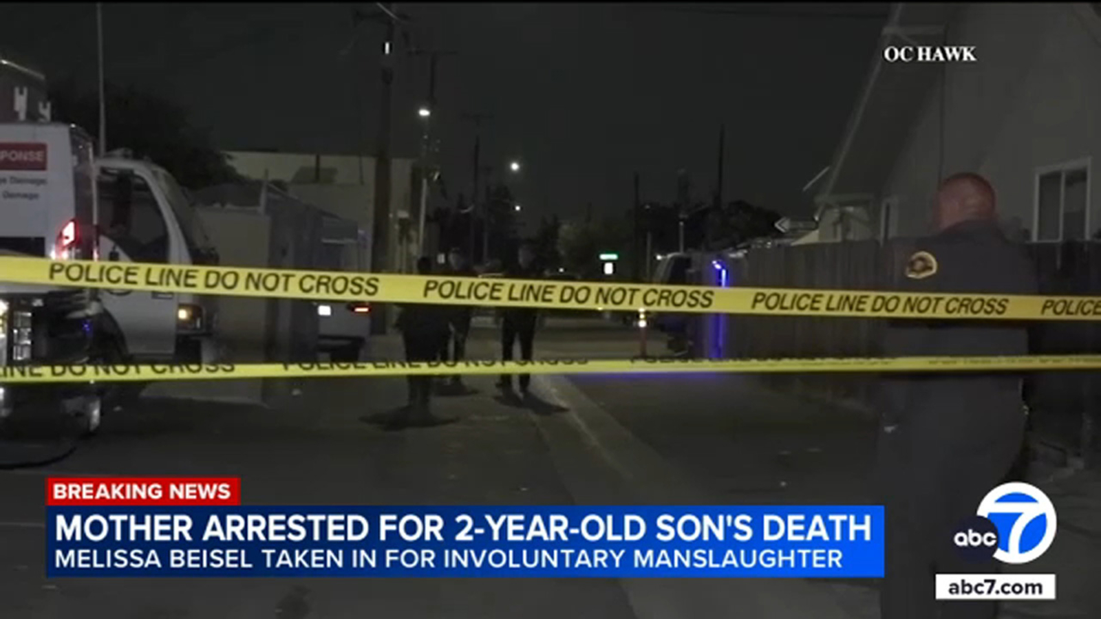 Mother arrested after 2-year-old boy dies in Placentia - ABC7 Los Angeles