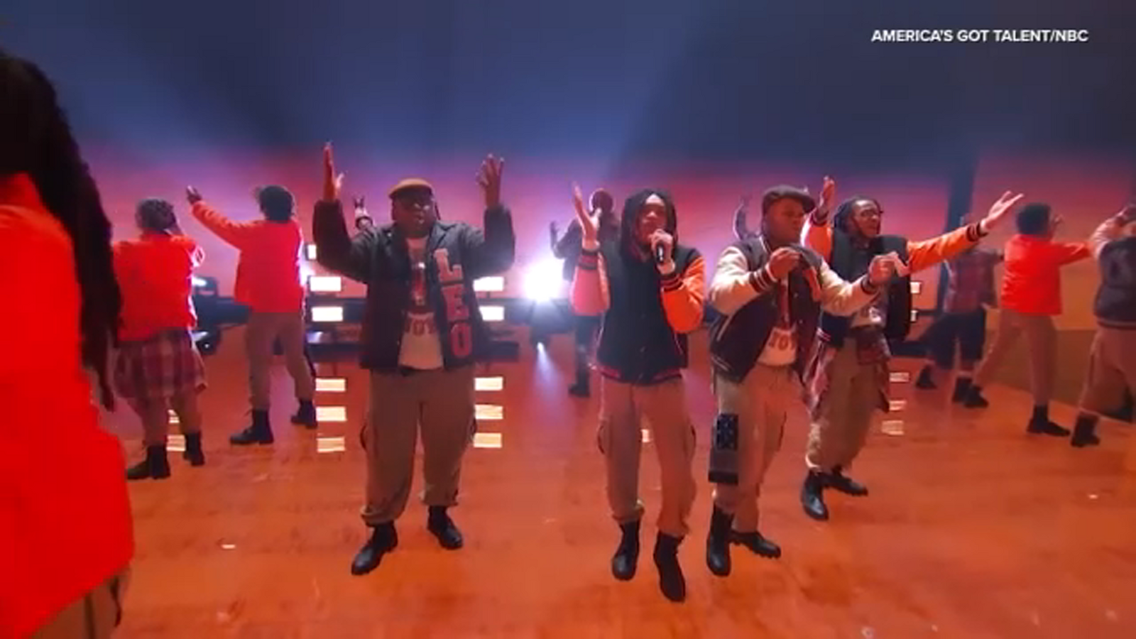 All-boys choir members at Chicago's Leo High School, 'America's Got ...