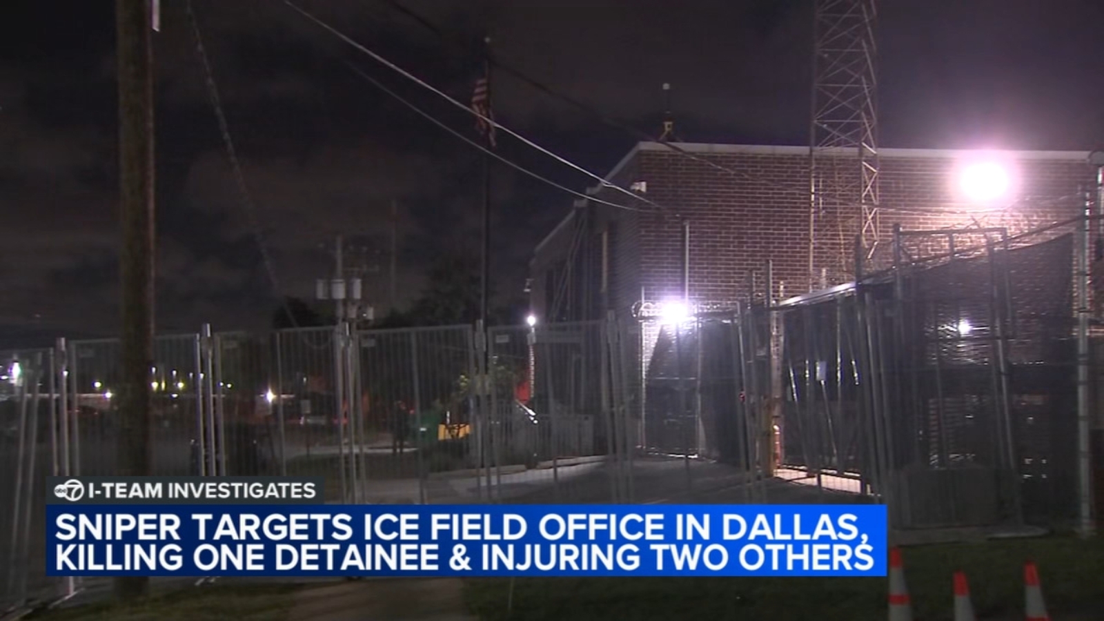 ICE Chicago Operation Midway Blitz: Fence around Broadview ICE facility ...