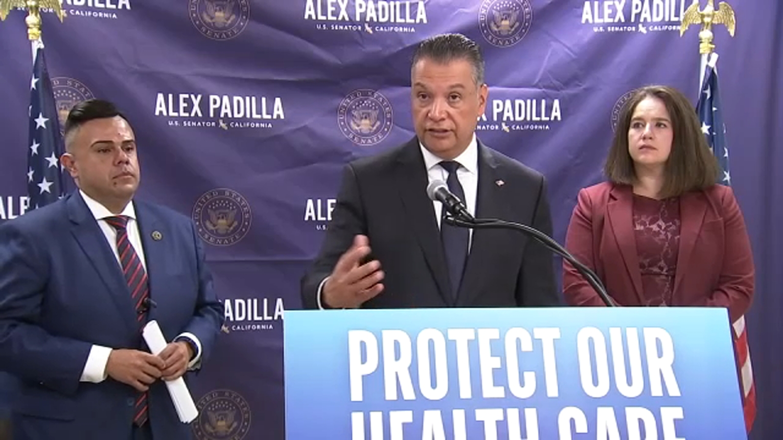 California Sen. Alex Padilla rings the alarm on looming government ...