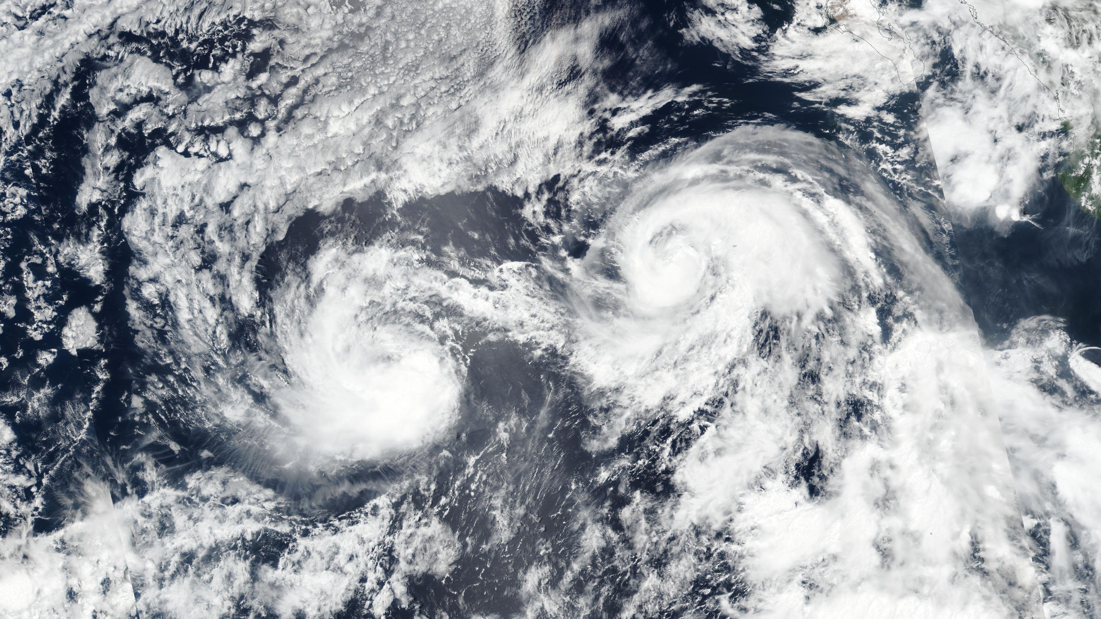 Fujiwhara effect: Here's what can happen when two hurricanes get too ...
