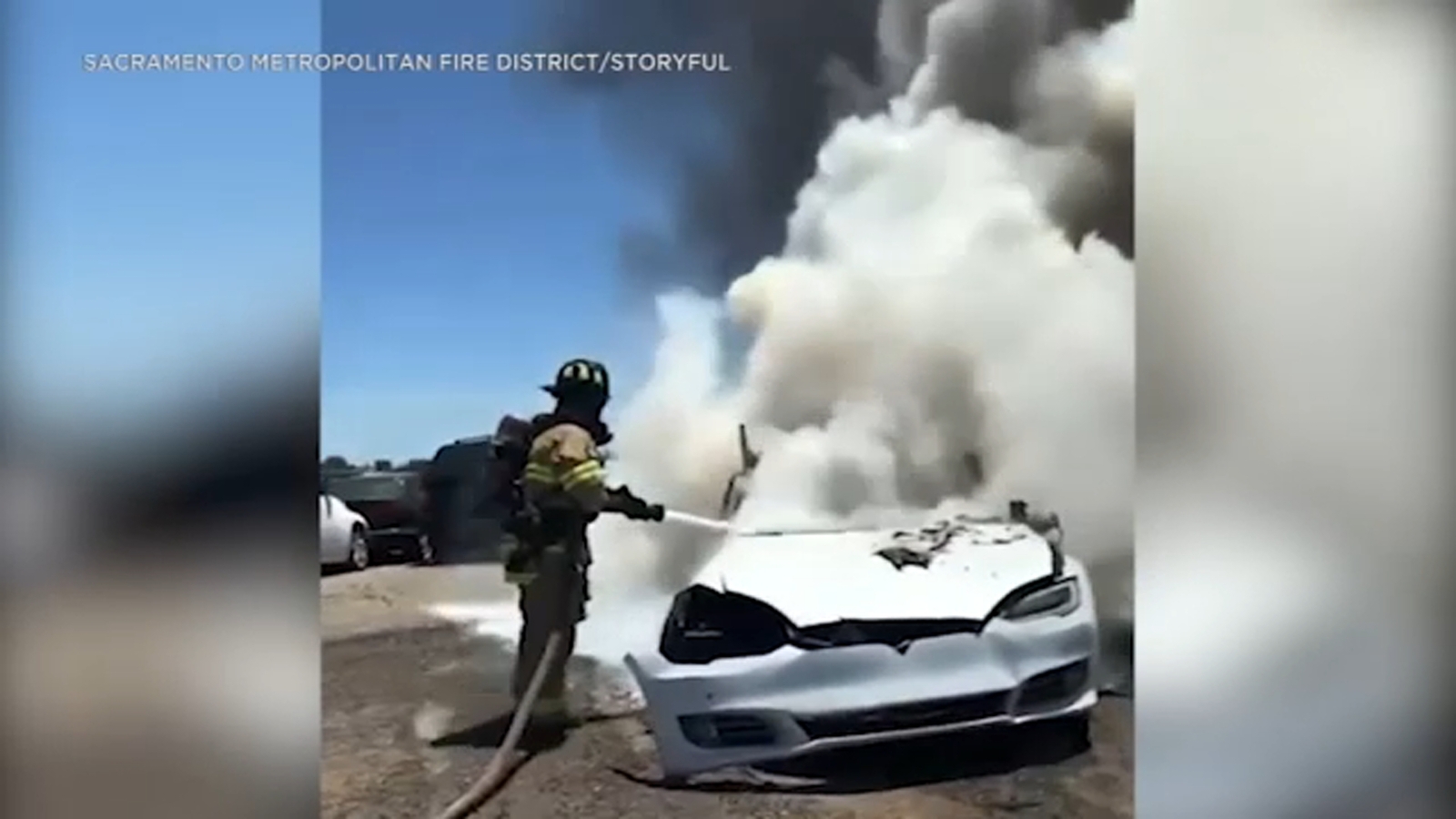 Tesla hosts event aimed at training SoCal firefighters on how to ...
