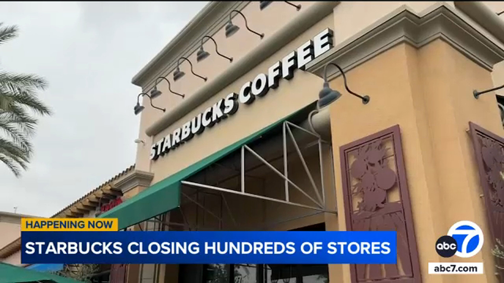 Starbucks to lay off 900 workers, close stores - ABC7 Los Angeles
