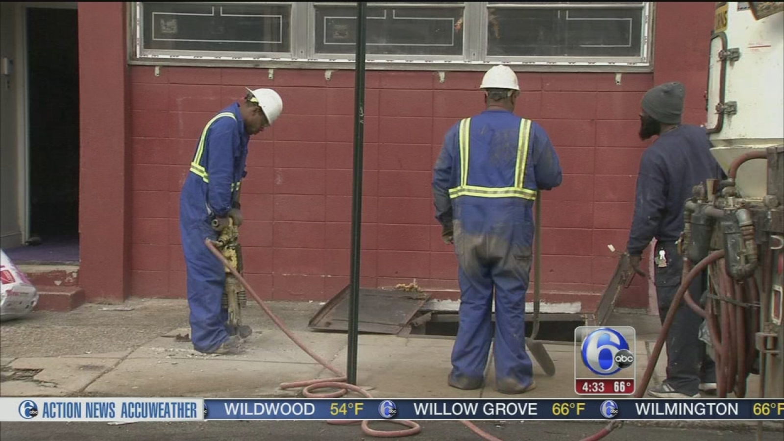 Ruptured gas line prompts Olney evacuations - 6abc Philadelphia