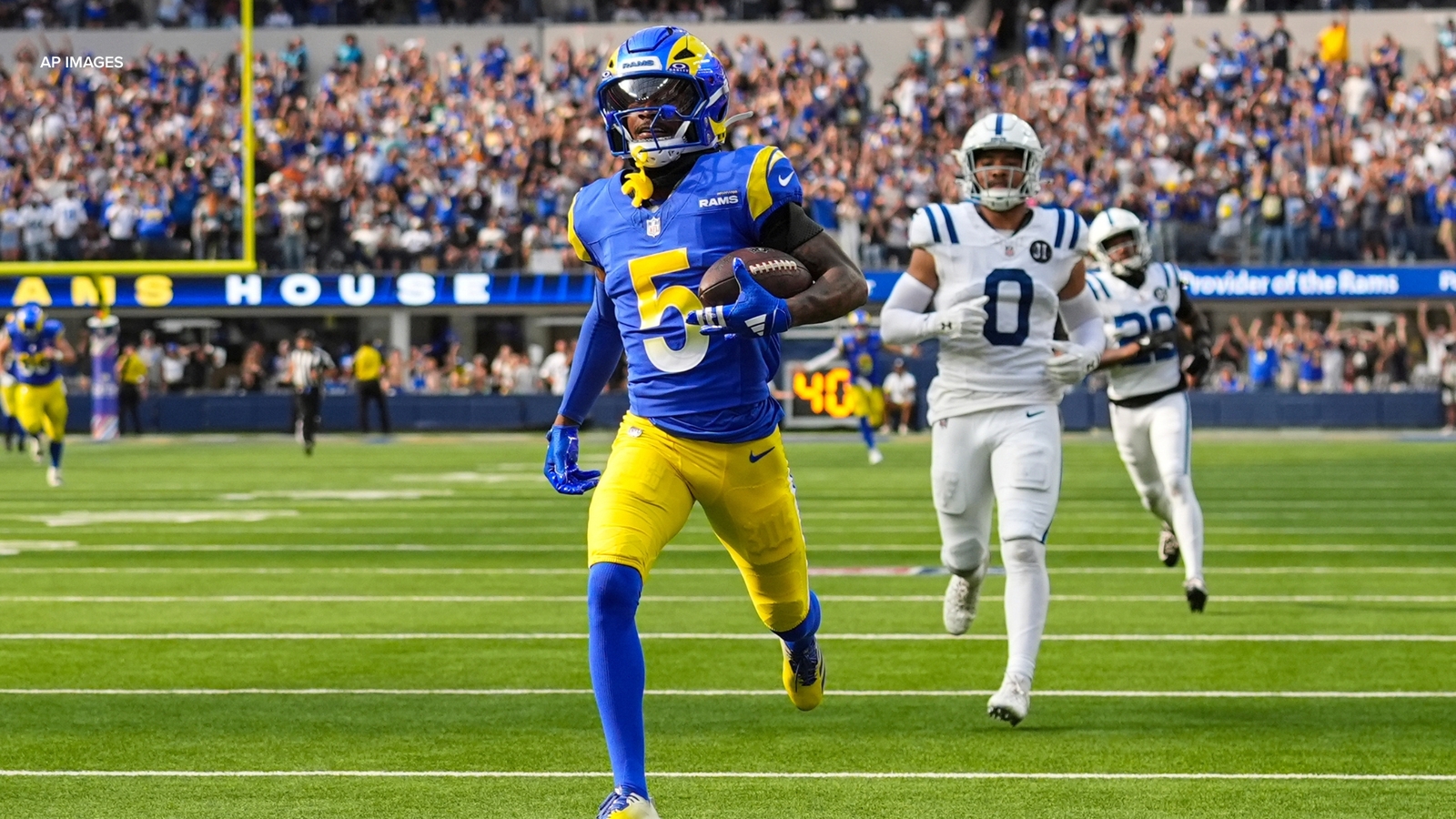 Tutu Atwell makes a late 88-yard TD catch, and Los Angeles Rams rally ...