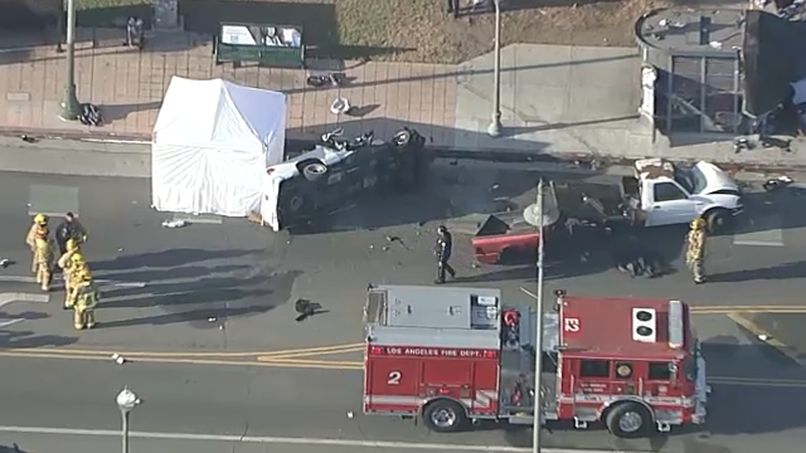 Driver arrested after violent Boyle Heights crash leaves 1 dead, 3 hurt ...