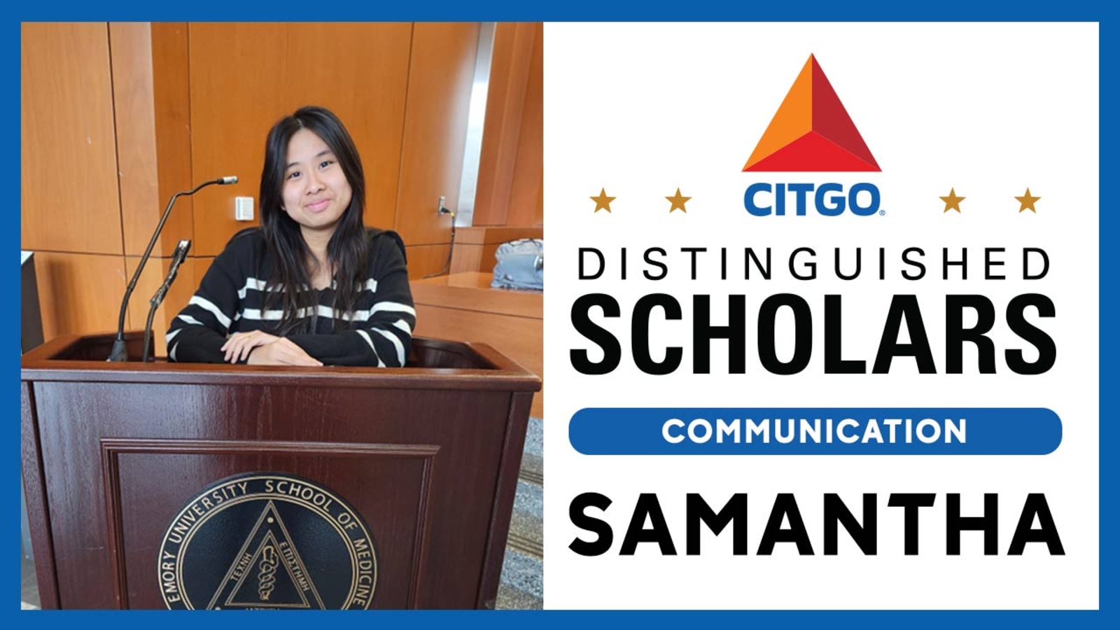 CITGO Distinguished Scholars: Communication (Samantha) - ABC13 Houston