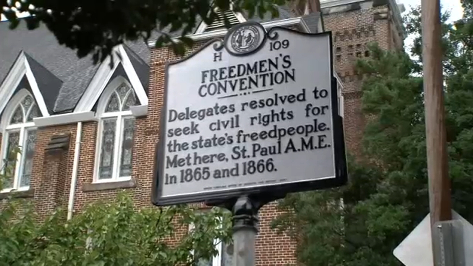 Freedmen Convention NC | Historical marker unveiled at Raleigh's St ...