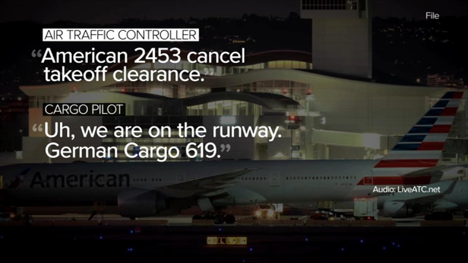 American Airlines flight forced to abort takeoff at LAX after cargo ...
