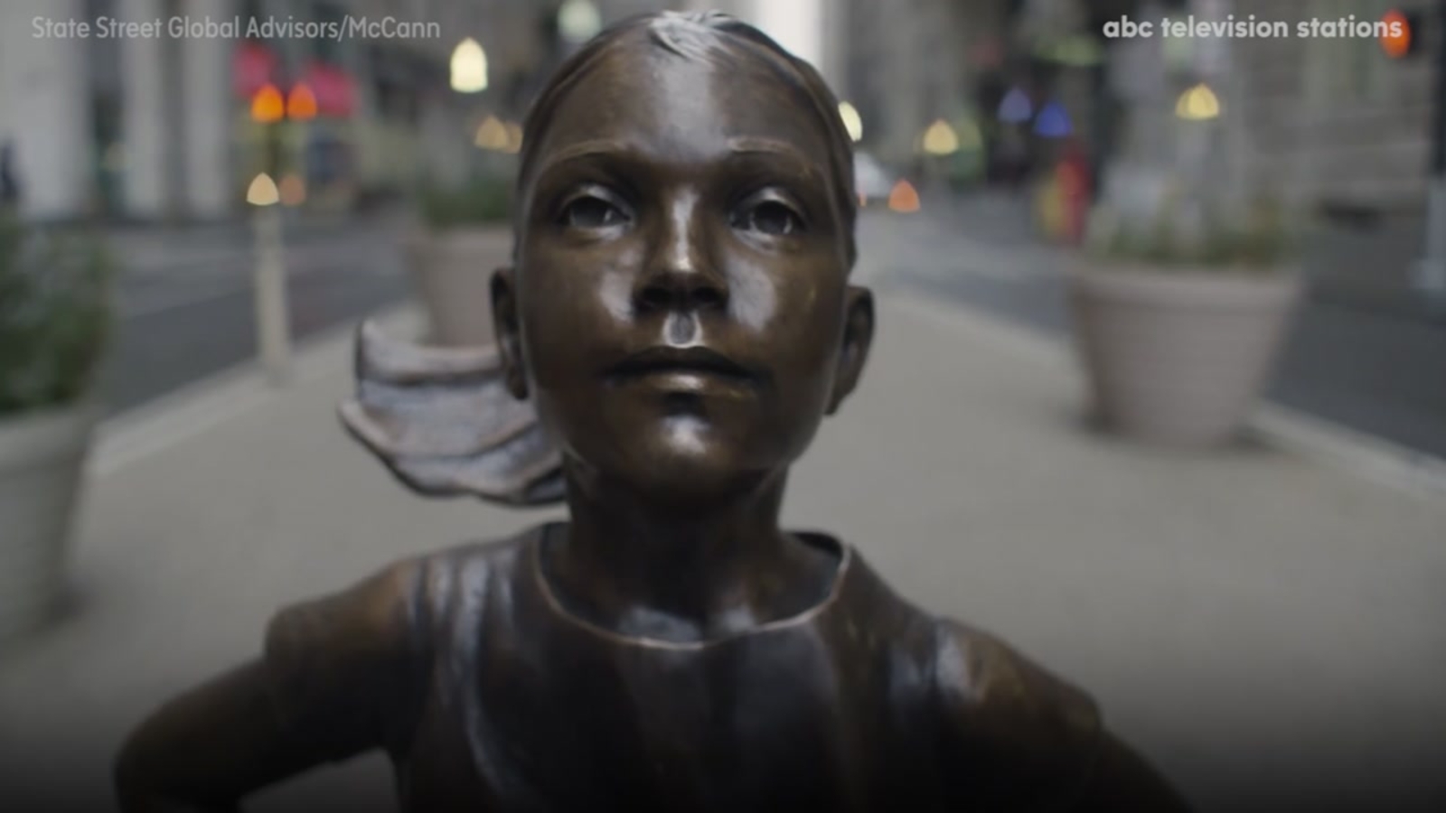 On the eve of International Women's Day a statue emerges on Wall Street ...