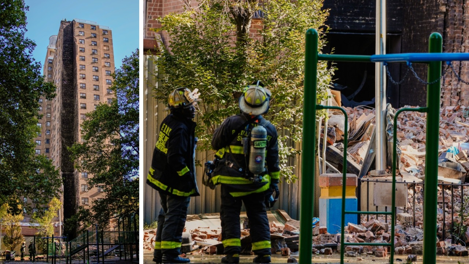 Explosion causes collapse at Mott Haven, Bronx NYCHA apartment building in NYC - ABC7 New York