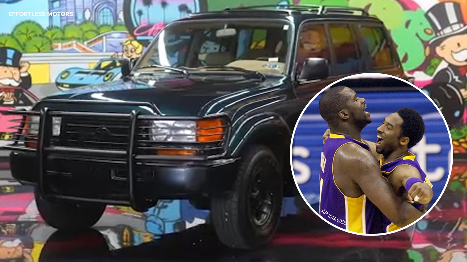 Shaq restores Kobe Bryant's family car with help from Riverside auto ...