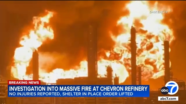 Worker describes moment El Segundo refinery exploded in flames - ABC7 ...