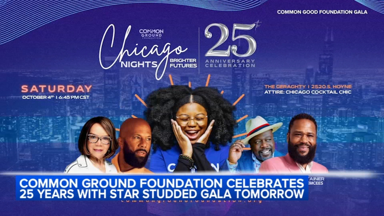 Common Ground Foundation to celebrate 25 years with star-studded 'Chicago Nights, Brighter ...