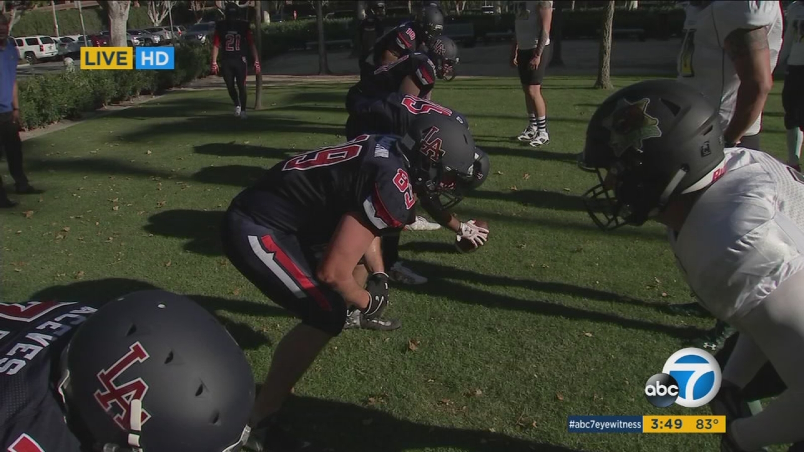 LAPD and LASD to compete in charity football game Saturday - ABC7 Los ...