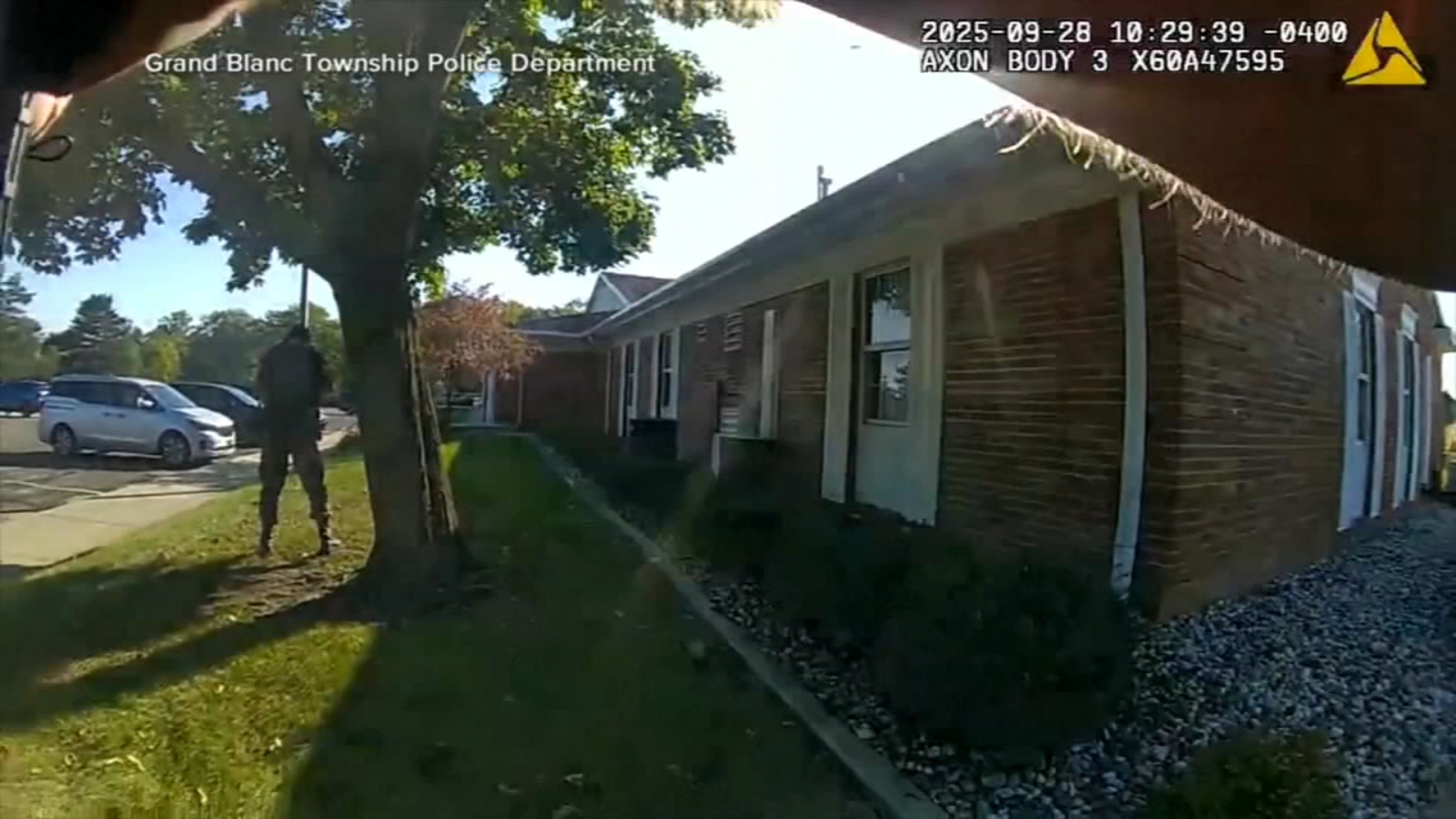 Grand Blanc, Michigan church shooting: Bodycam footage shows police confront suspected shooter ...