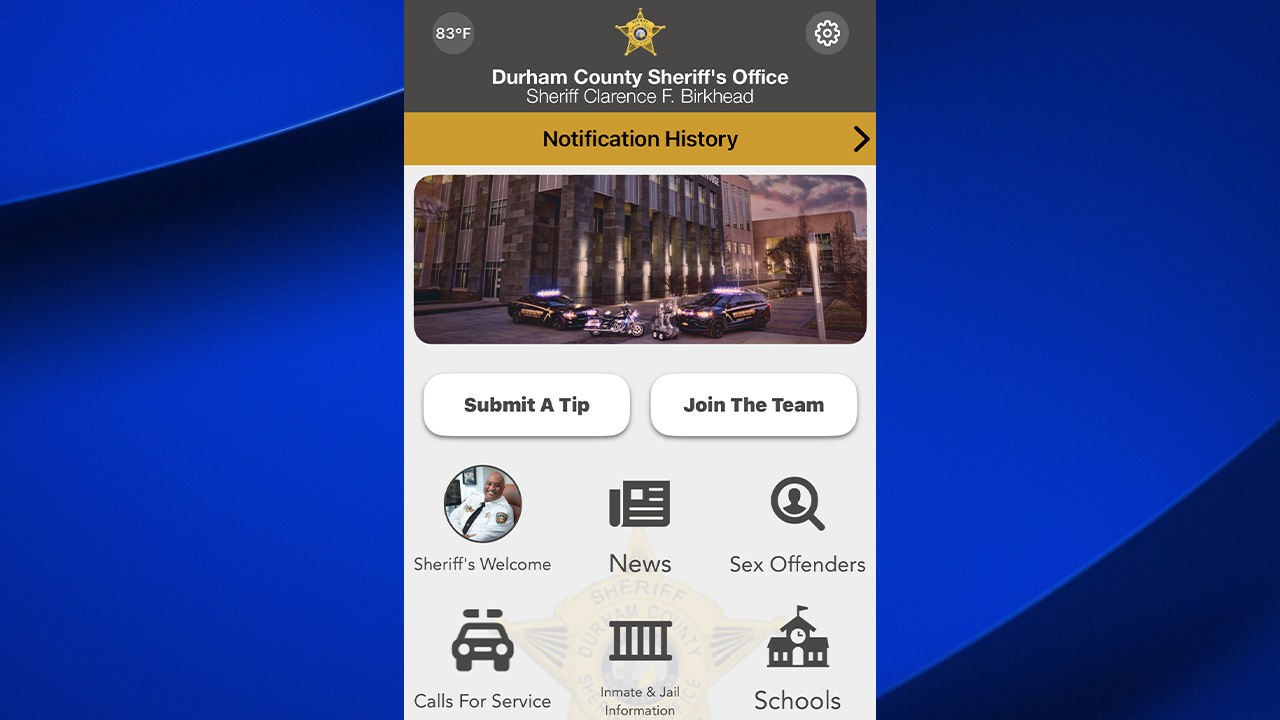 DCSO App: Durham County Sheriff's Office launches new phone app and ...