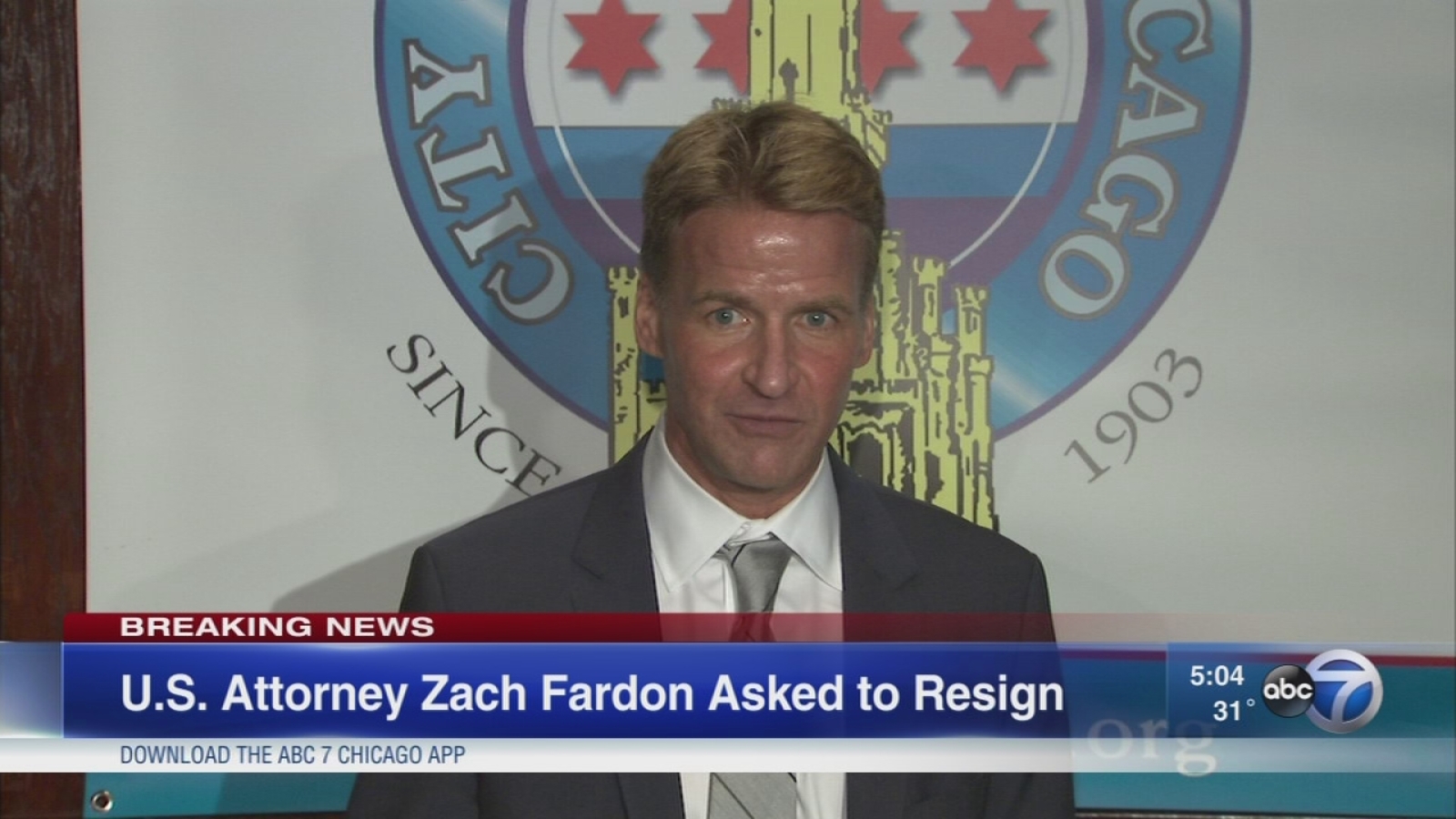U.S. Attorney Fardon asked to resign - ABC7 Chicago