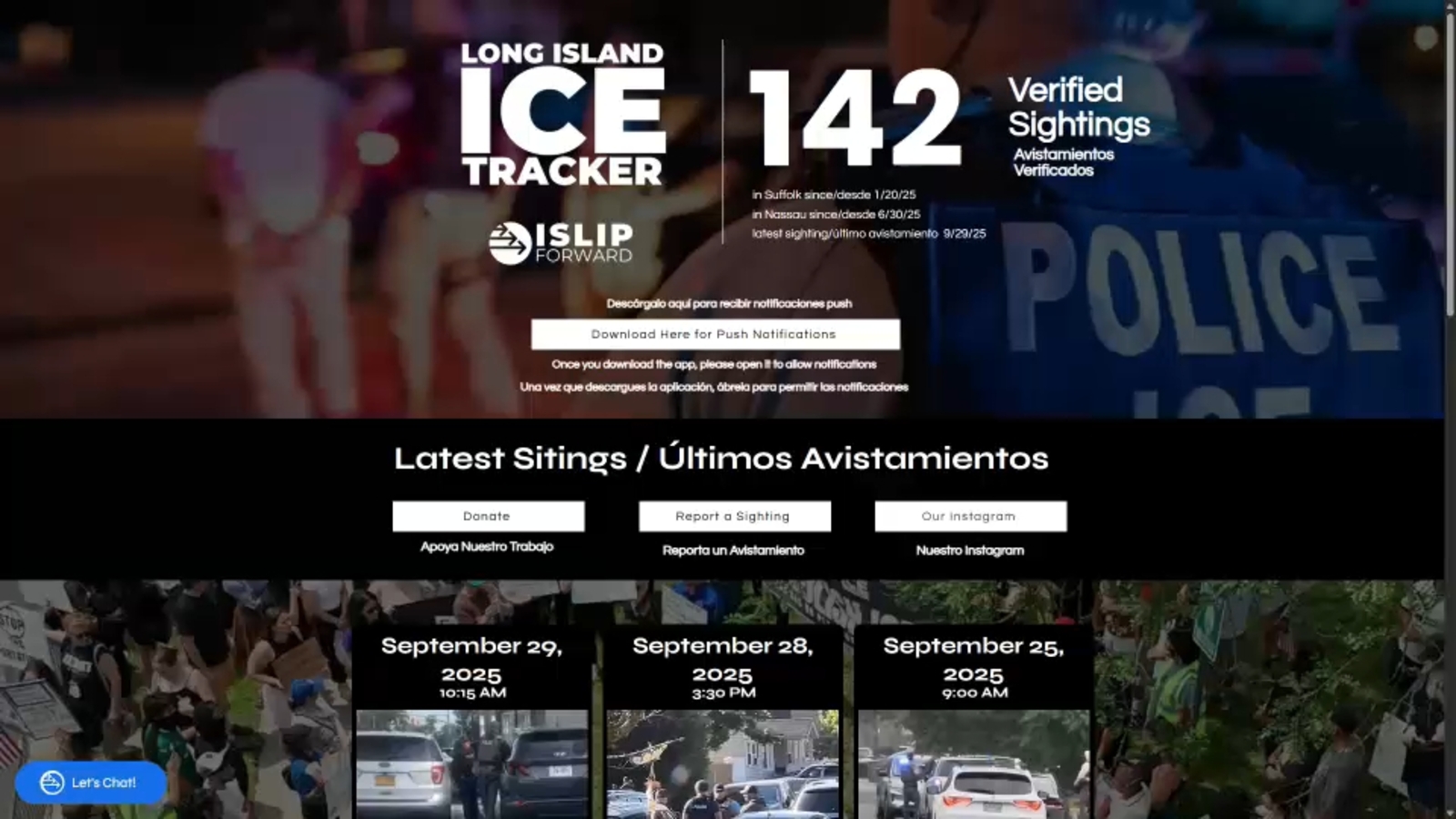 Tiempo with Joe Torres: Islip Forward launches online tool to track ICE activity, inform ...