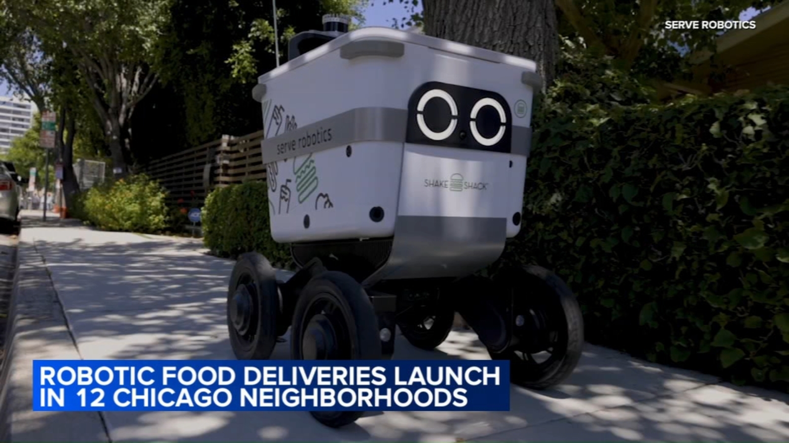Uber Eats, Serve Robotics bring robot food delivery to some Chicago ...