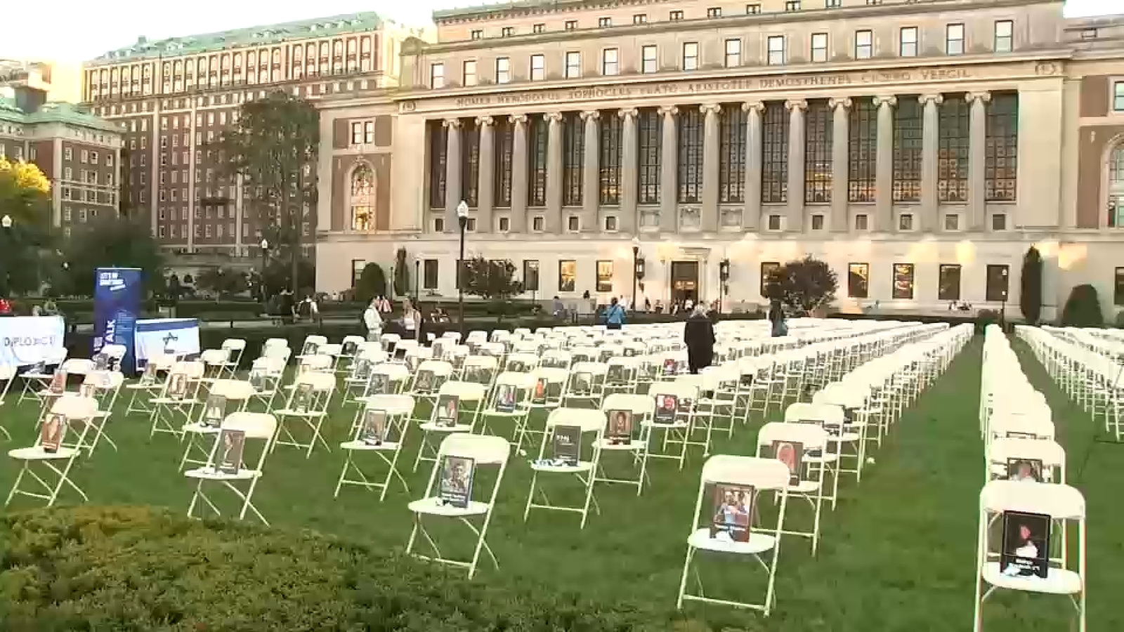 Columbia University creates memorial to honor victims of October 7 ...