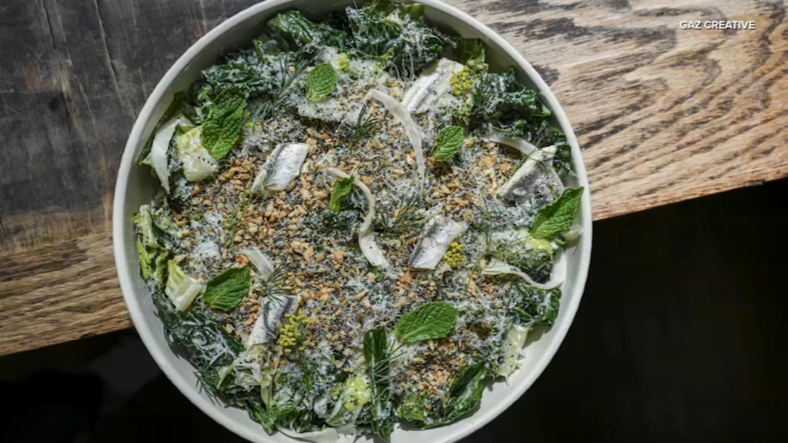 Chef Stephen Sandoval from Trino in West Loop, Chicago makes Caesar ...