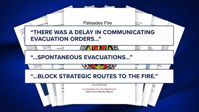 Los Angeles Fire Department says remnants of Lachman Fire, which later ...