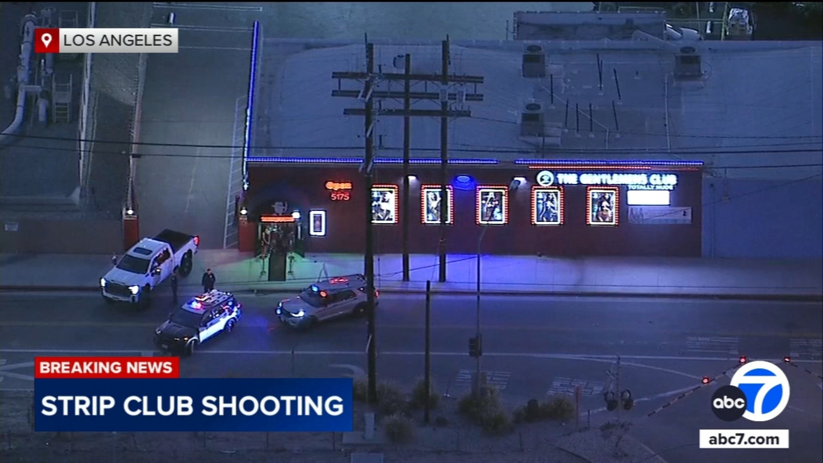 Strip club shooting: 1 shot outside Gentlemen's Club in LA's Atwater ...
