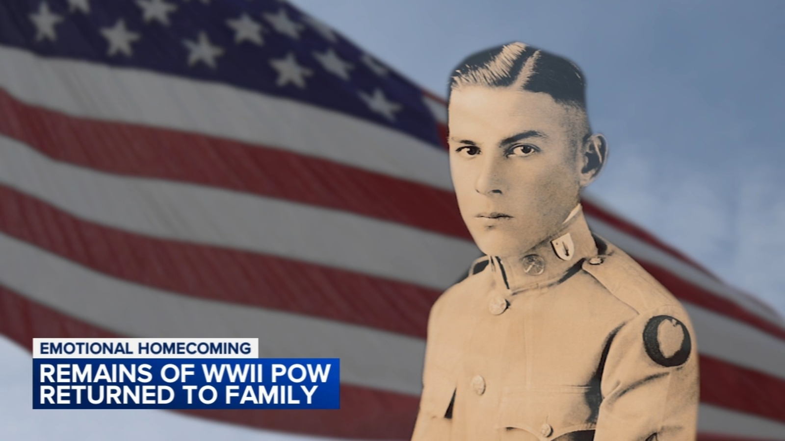 Emotional homecoming for WWII POW as remains returned to family in ...