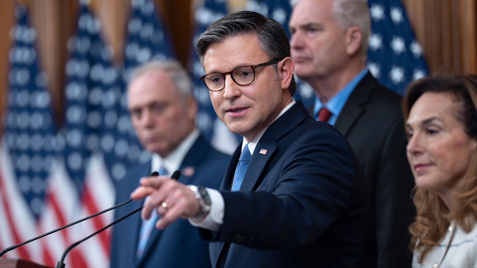 Military mom begs House Speaker Mike Johnson to pass bill to pay troops during shutdown - ABC11 ...