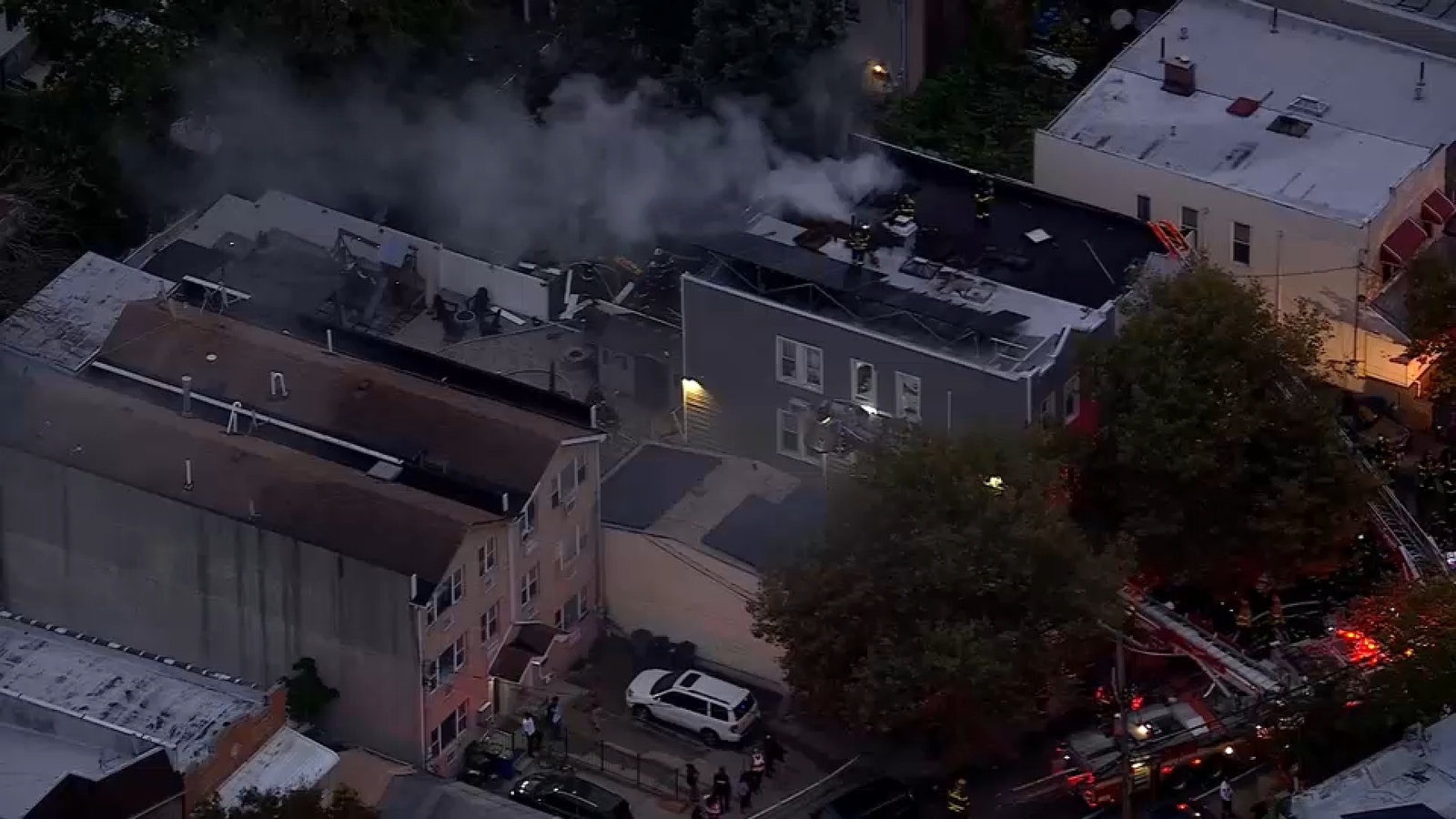 Three firefighters injured after floor collapses during Brooklyn fire ...