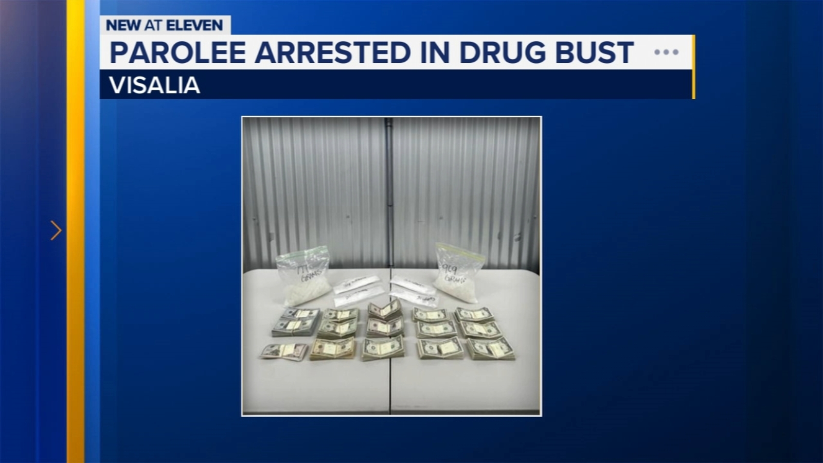 Man on parole for manslaughter arrested in Visalia drug bust - ABC30 Fresno