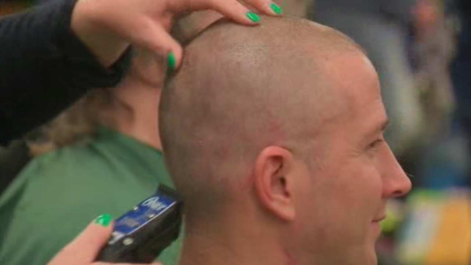 FDNY members shave heads for children's cancer research through St ...