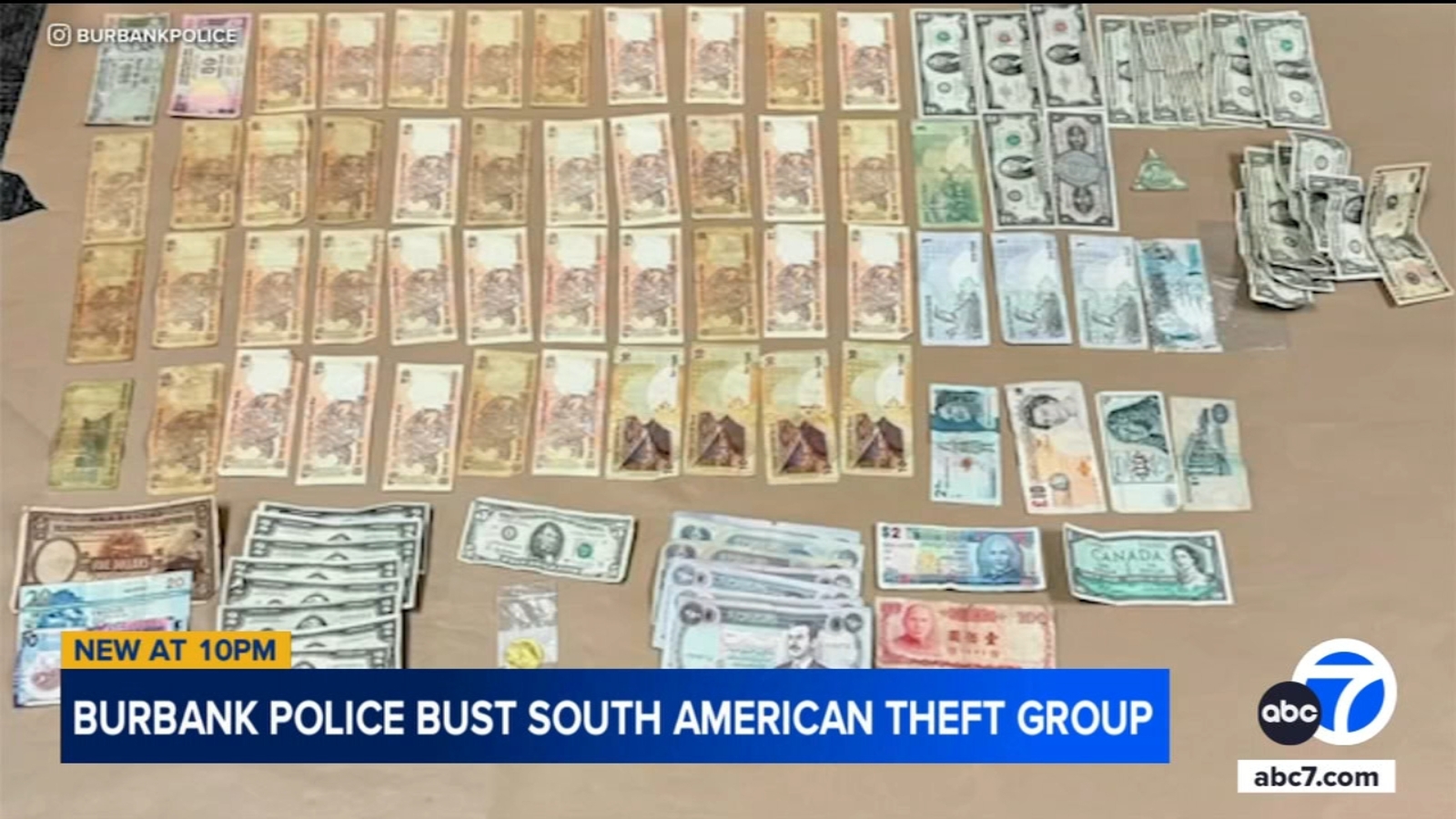 Burbank police bust South American theft group - ABC7 Los Angeles