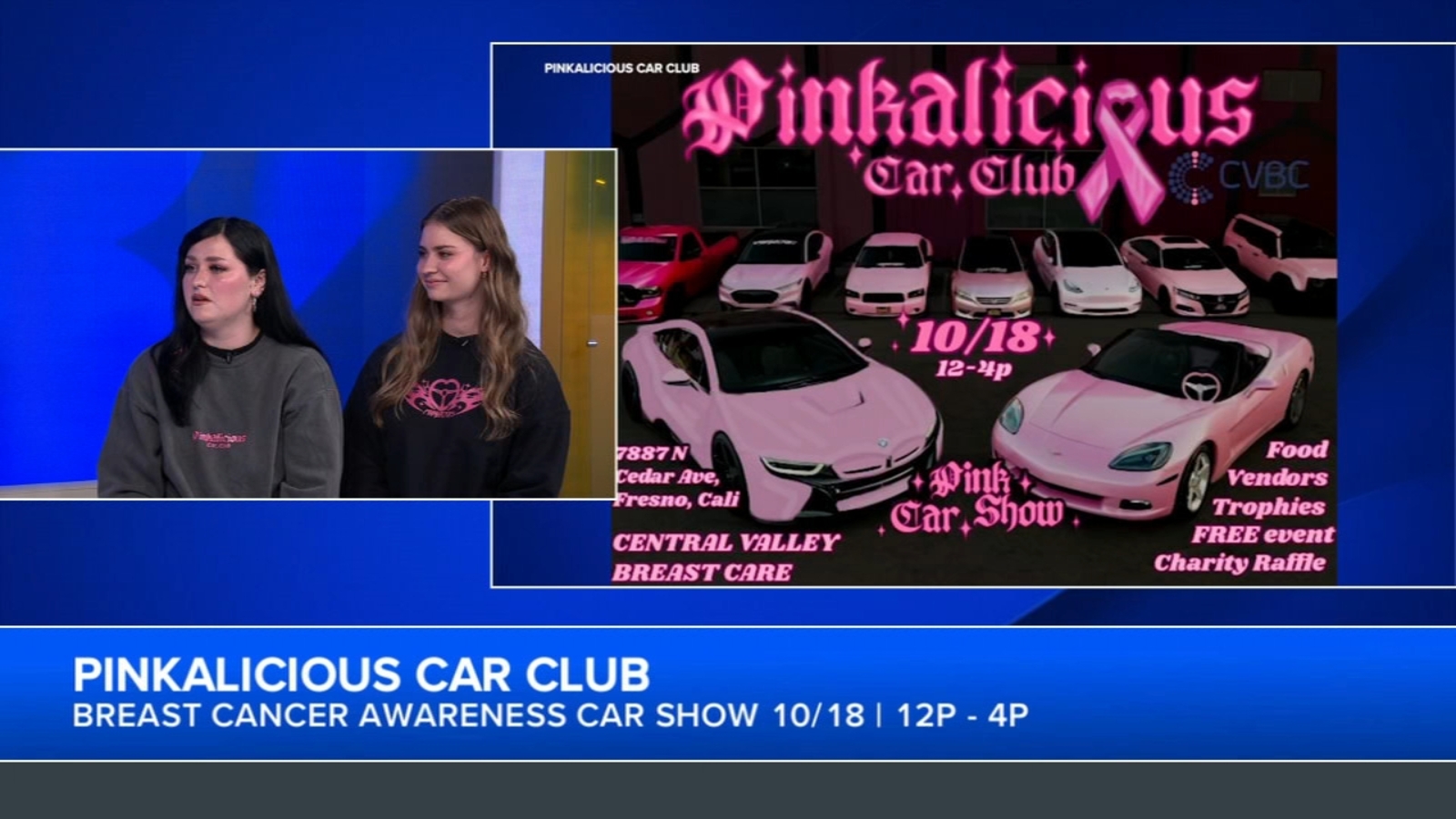 2nd annual Breast Cancer Awareness Car Show in Fresno - ABC30 Fresno