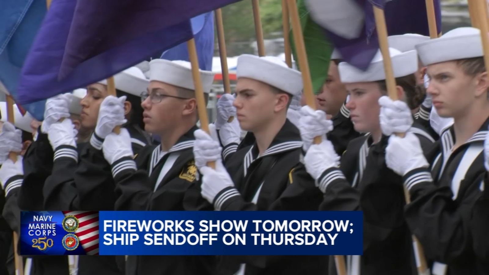 Firework show, ship sendoff to cap events celebrating the U.S. Navy and ...