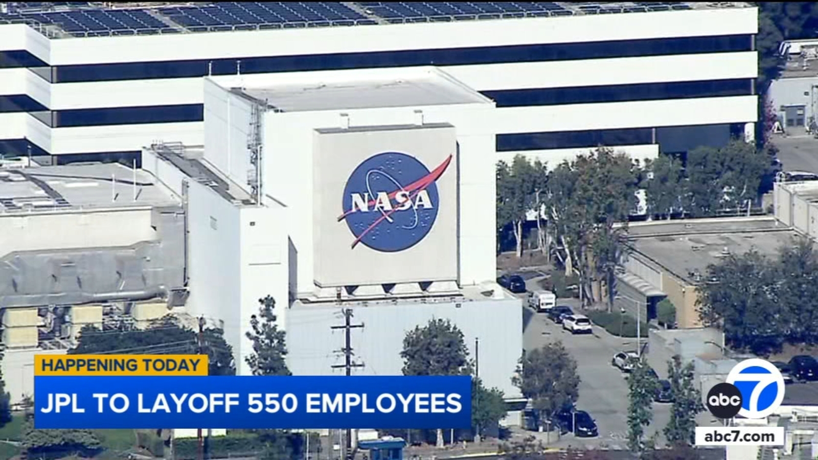 Jet Propulsion Laboratory lays off about 550 employees - ABC7 Los Angeles