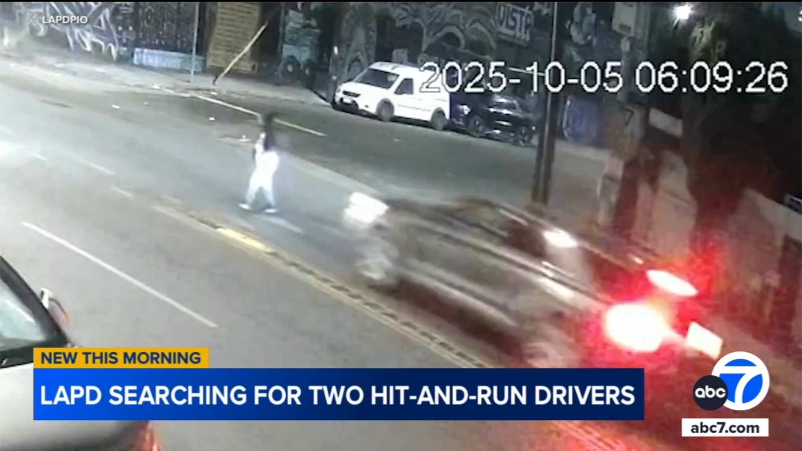 Woman hit by 2 cars in downtown Los Angeles in double hit-and-run crash ...