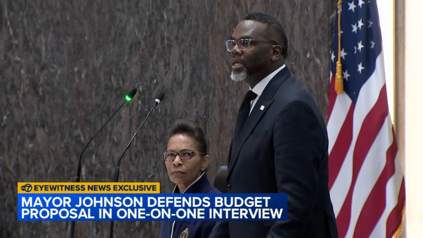 Mayor Brandon Johnson defends budget proposal in ABC7 Chicago exclusive ...