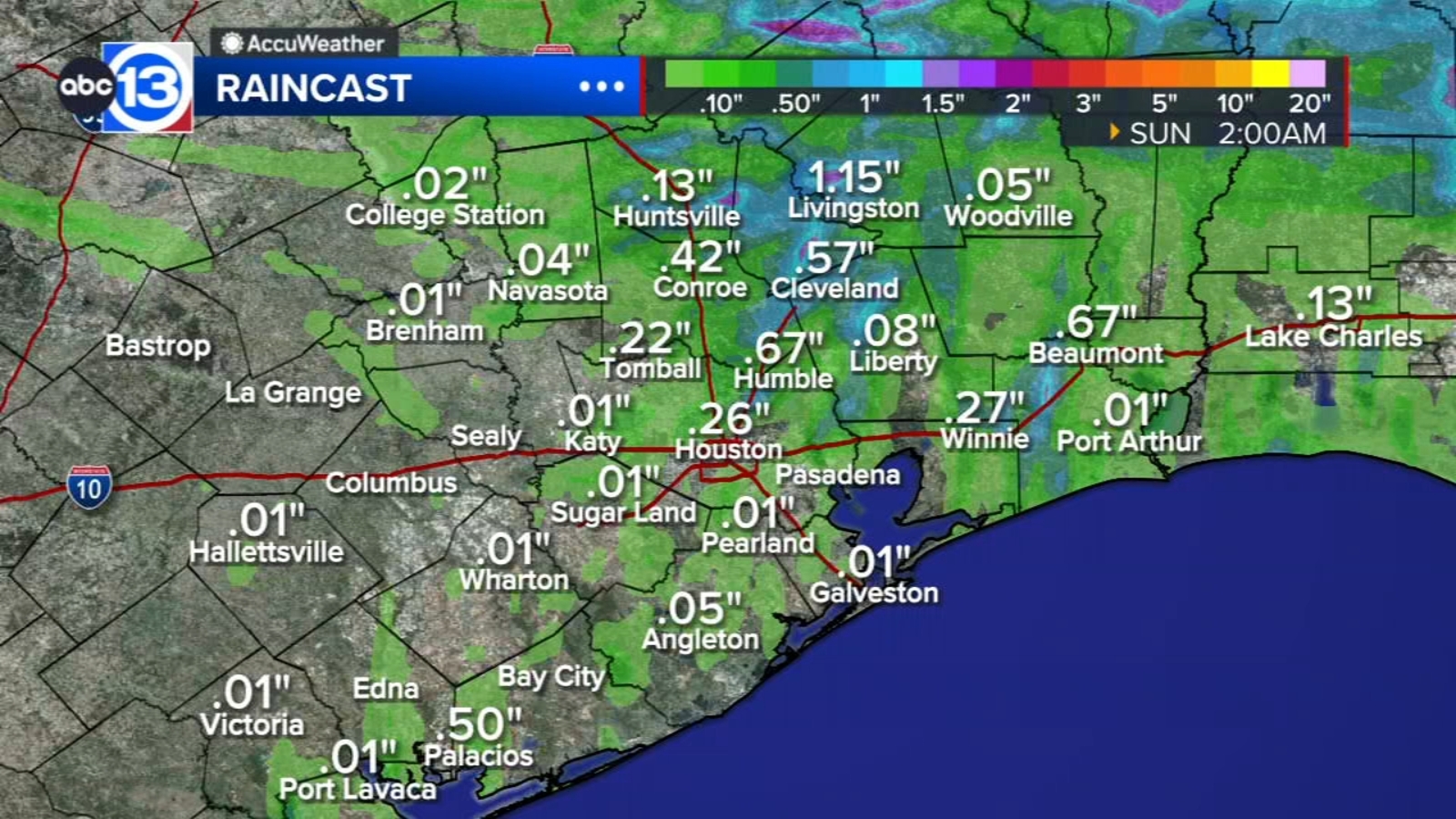 Houston Weather: Showers and storms possible on a hot Saturday before ...