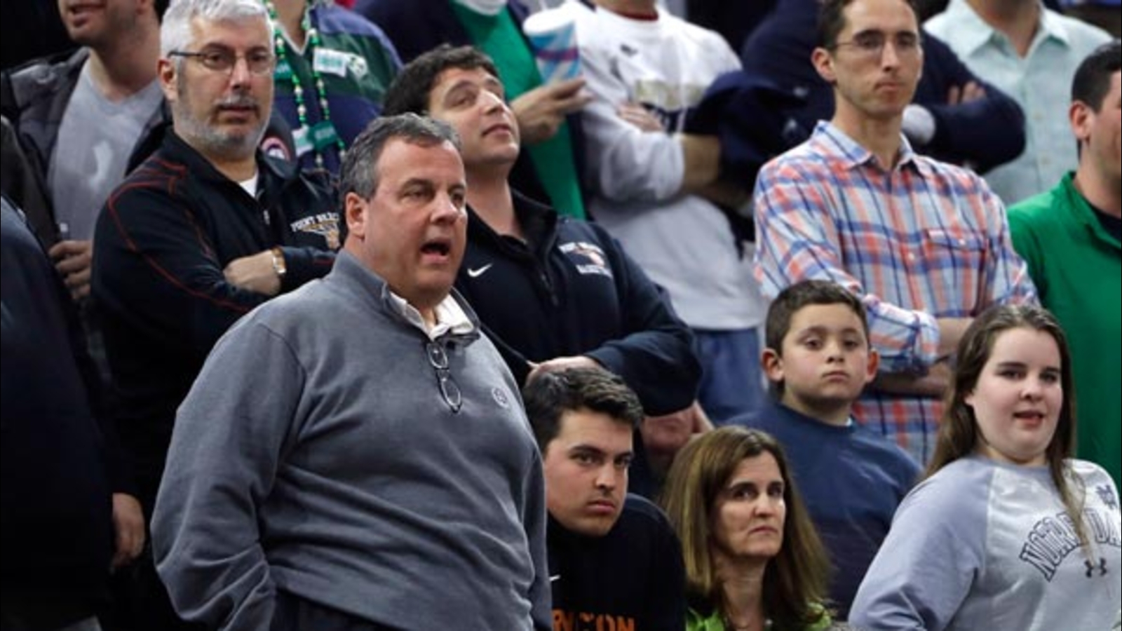 Christie attends Princeton NCAA opener, roots for Notre Dame - 6abc ...