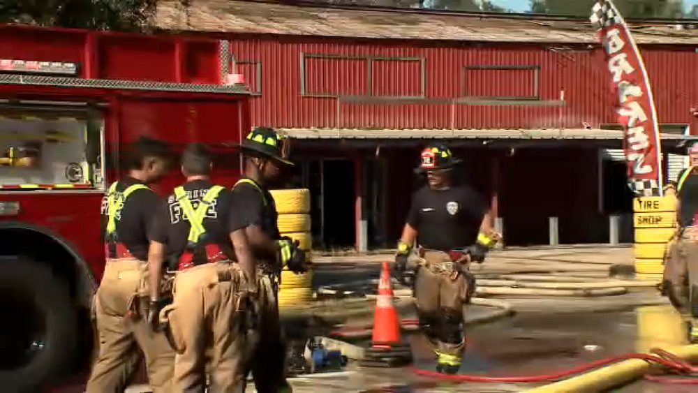 Officials issue shelter-in-place after fire breaks out a Marathon ...